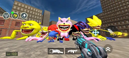 Download Nextbots In Playground mod - Play on Frivlyz